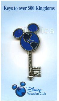 PP87873 - DVC - Key to Over 500 Kingdoms - Mickey Head Icon - PinPics