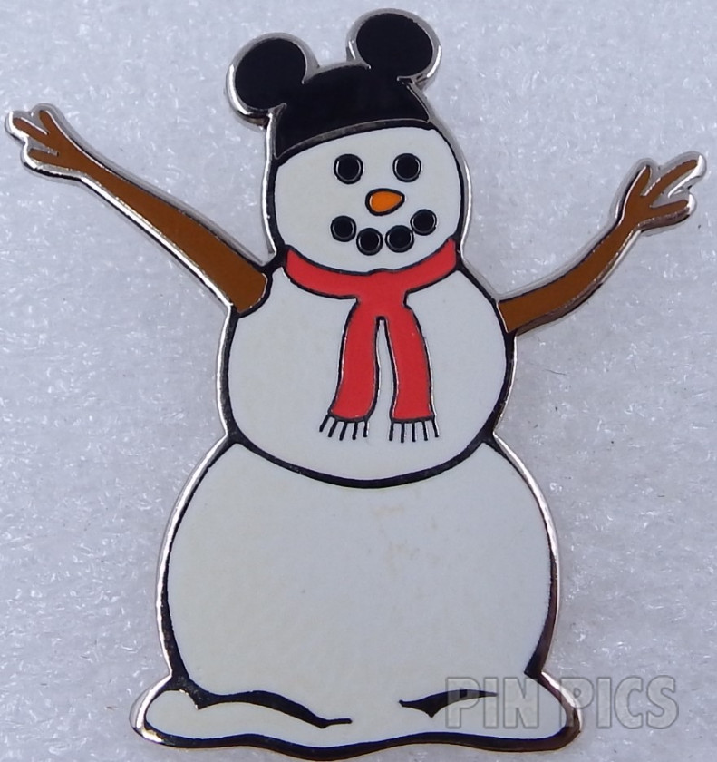 PP88404 - WDW - Mickey Ears Snowman - AP - Surprise Pin - PinPics