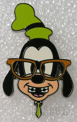 PP90177 - Goofy with Glasses - Nerds Rock - Head Collection - PinPics