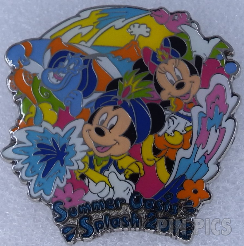 PP91468 - Japan - Mickey Mouse, Minnie Mouse and Genie - Summer Oasis ...