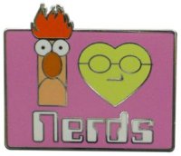PP93092 - Muppets - I Love Nerds - Bunsen and Beaker - PinPics