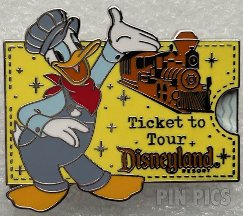 PP94364 - DL - Donald Train Engineer - Disneyland Railroad Ticket ...