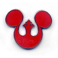 PP96367 - Star Wars - Mickey Mouse Icon - Rebel Alliance Seal - PinPics