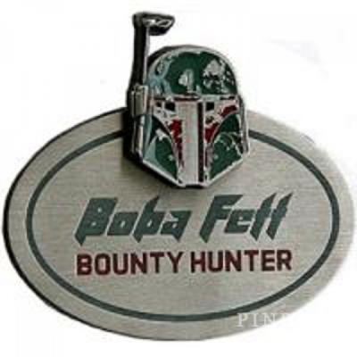 PP100997 - Boba Fett - Star Wars - Name Badge - PinPics