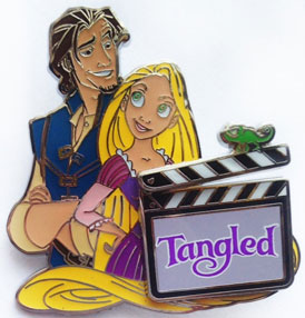 PP107784 - DSSH - Rapunzel, Flynn and Pascal - Tangled - Clapper - PinPics