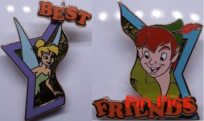 PP107800 - Best Friends Series - Peter Pan & Tinker Bell (2 Pin Set ...