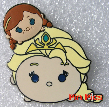 PP108278 - Elsa and Anna - Frozen - Tsum Tsum Stacked - Free D - PinPics