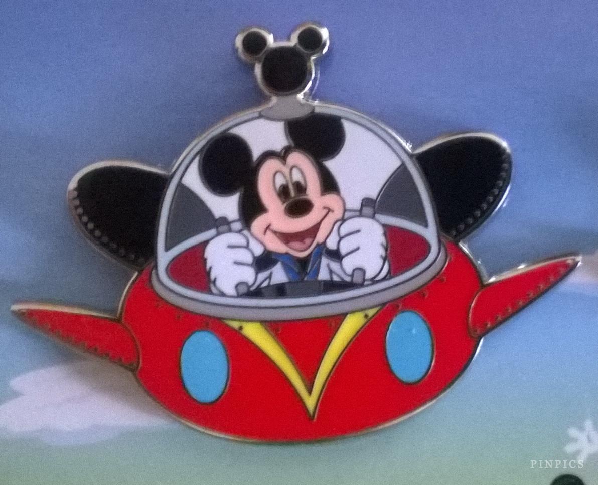 PP108401 - HKDL - Mickey Mouse Flying a UFO - PinPics