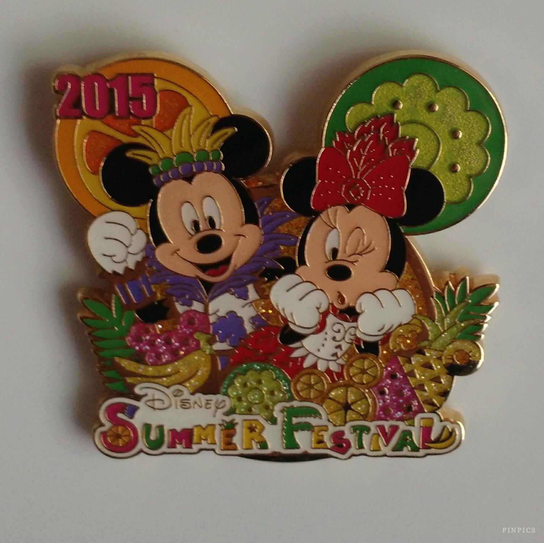 PP109894 - Japan - Mickey and Minnie Mouse - Summer Festival 2015 - TDS - PinPics