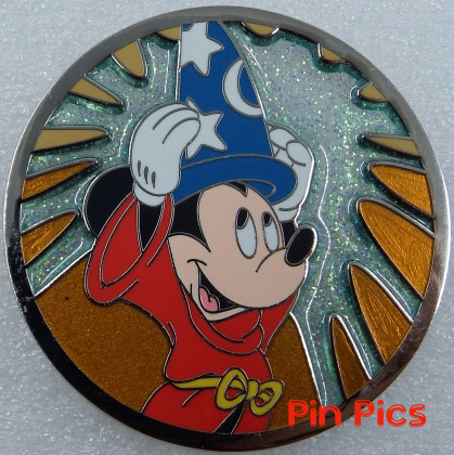 PP110943 - WDI - Mickey - Sorcerer's Apprentice - Stained Glass - Hat ...