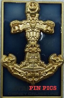 PP111735 - DCL - Star Wars Day At Sea - 3D Sculpted Anchor - PinPics