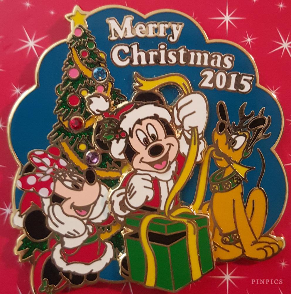 PP112652 - Merry Christmas 2015 - Mickey, Minnie and Pluto - PinPics