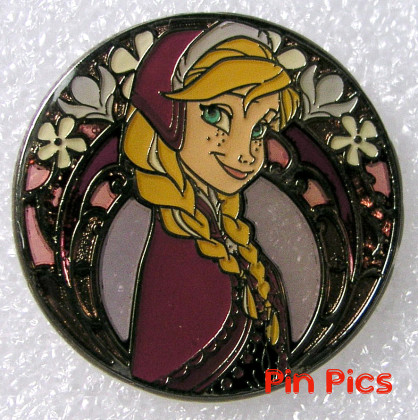 PP113194 - TDR - Anna - Frozen - Stained Glass Circle - PinPics