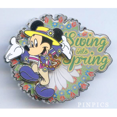 PP115245 - DLP - Swing into Spring - Mickey - PinPics