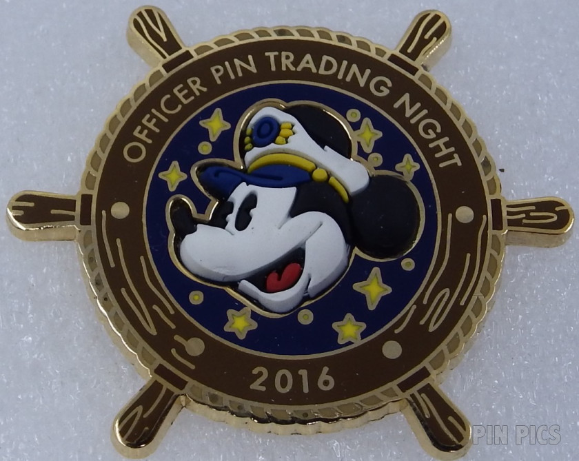 PP115516 - DCL - Mickey - Officer Pin Trading Night 2016 - PinPics
