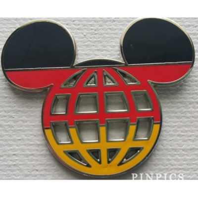 PP116981 - Germany - Mickey Head Icon - Flag Lattice - PinPics