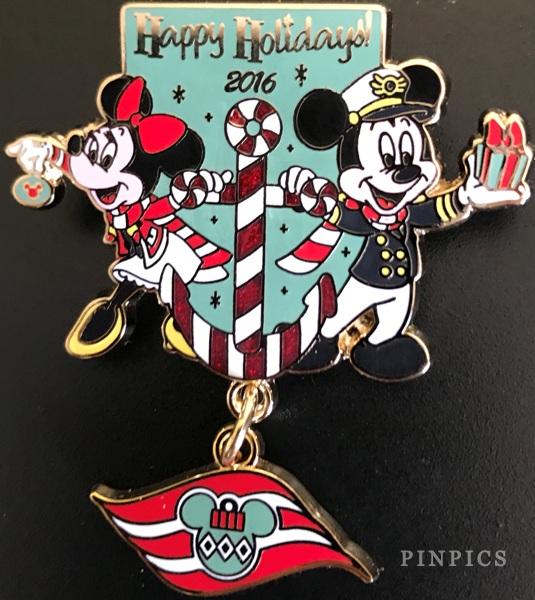 PP119093 - DCL - Happy Holidays 2016 - Mickey and Minnie w/DCL Wave ...
