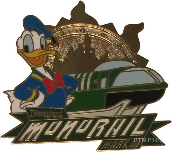 PP120297 - DLR - Monorail Mystery Collection - Donald - PinPics