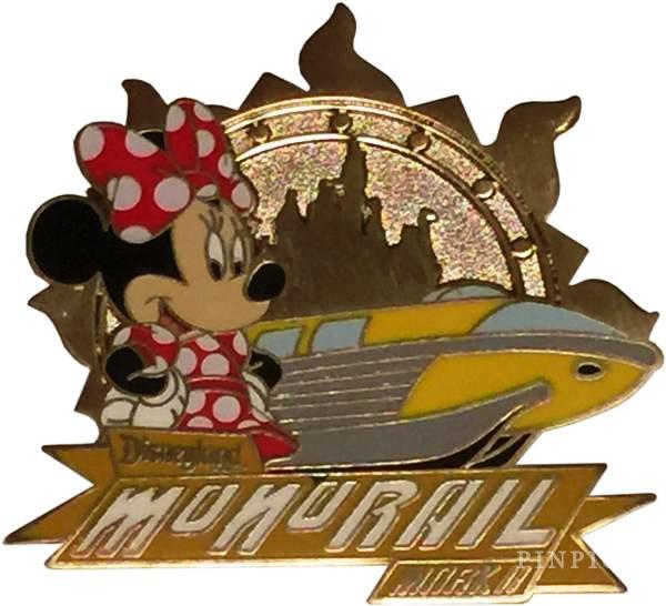 PP120295 - DLR - Monorail Mystery Collection - Minnie - PinPics