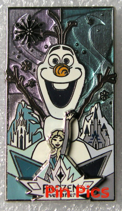 PP120628 - WDW - Olaf and Elsa - Frozen Ever After - PinPics