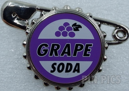 PP128061 - DS - UP - Grape Soda - Mini Bottle Cap - PinPics