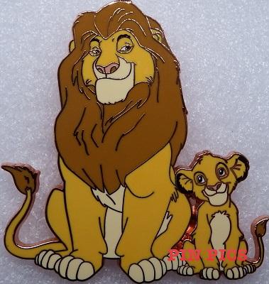 PP129896 - Acme-Hotart - Family Portrait 1 - Mufasa and Simba Rose Gold ...