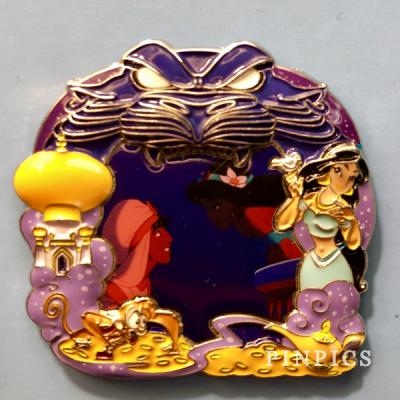 PP132880 - DS - July 2018 Park Pack - Aladdin Frame - Version 2 - PinPics