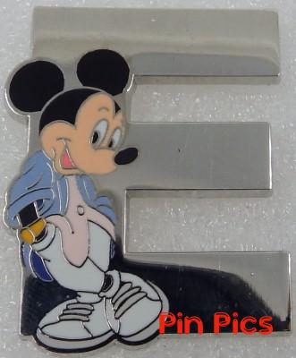 PP135967 - DL - Mickey Celebration - Letter E - PinPics