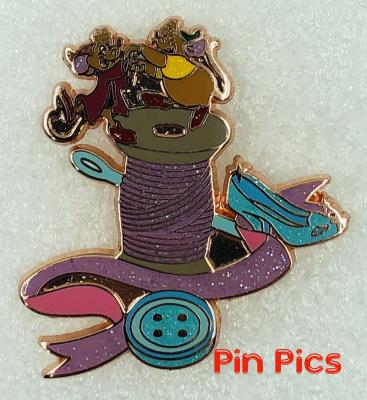 PP139964 - Loungefly - Jaq and Gus the Mice Dancing on Thread Spool ...