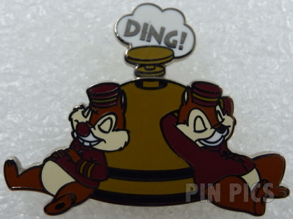 PP141823 - Chip and Dale as Sleeping Bellhops - Ding! - PinPics