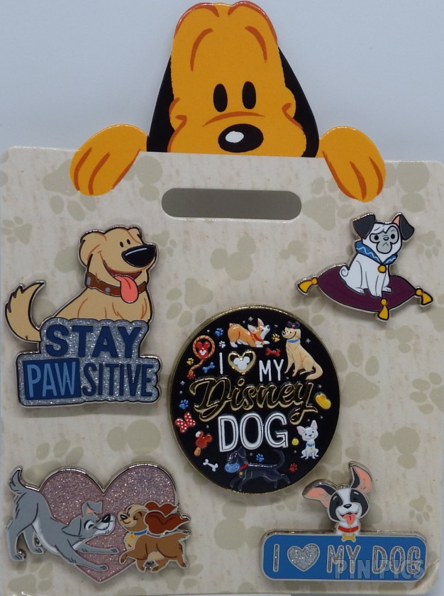PP142313 - DIS - I LOVE My Disney Dog Set - PinPics