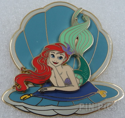 PP144171 - DLP - Ariel On Clamshell - Le Petite Sirene - PinPics