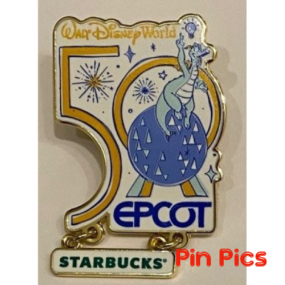 PP145686 - WDW - Figment - Epcot - 50th Anniversary - Starbucks - PinPics