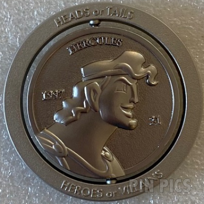 PP147214 - WDW - Hercules and Hades - Silver Coin - Heroes vs Villains ...