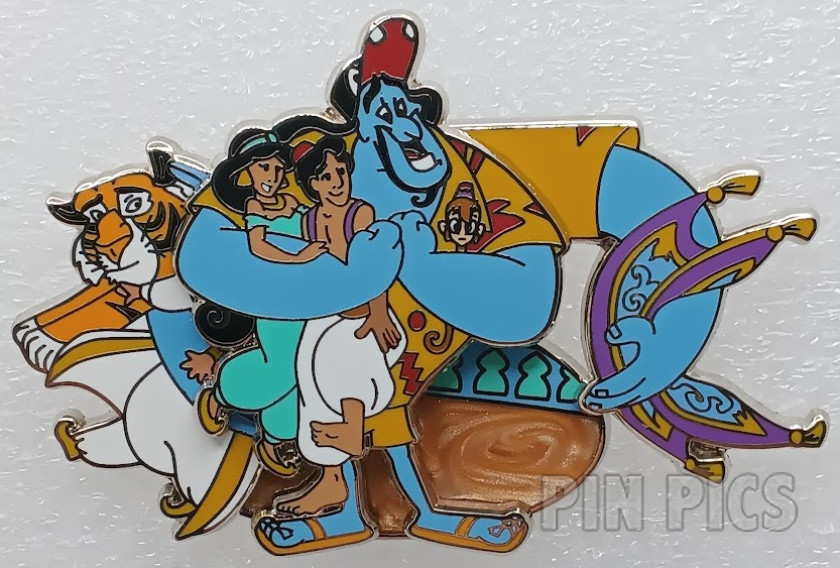 PP152319 - Genie, Jasmine, Aladdin, Abu, Rajah and Sultan - Group Hug ...