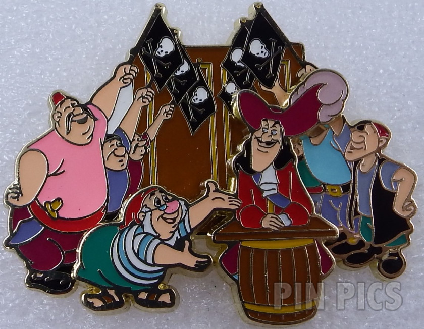PP152632 - Captain Hook, Mr Smee, Pirates - Jolly Roger Flags - Peter ...