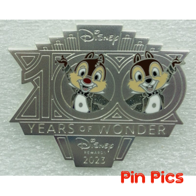 PP153279 - DL - Chip and Dale - Disney 100 - Visa Rewards - PinPics