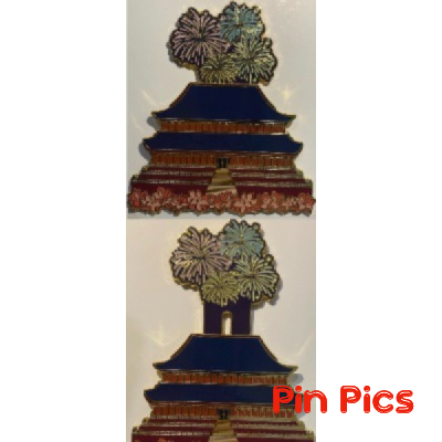 PP153103 - Loungefly - Mulan Castle - Fireworks - Jumbo - PinPics