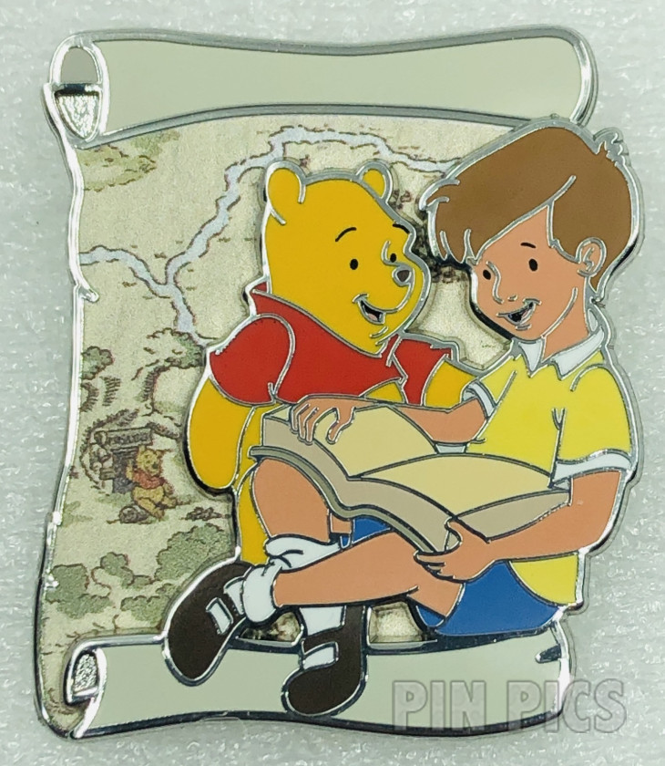 PP153645 - Christopher Robin and Pooh - Map Scroll - PinPics