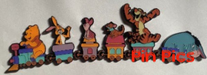 PP155327 - Loungefly - Winnie the Pooh Train - Mystery - Set - PinPics