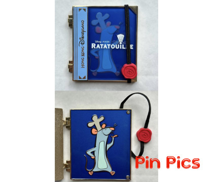 PP157195 - HKDL - Remy - Jumbo Book - Stained Glass - Ratatouille - PinPics