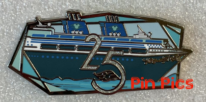 PP158206 - D23 - DCL 25th Anniversary - Cruise Ship - PinPics