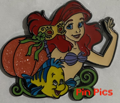 PP158610 - Loungefly - Ariel & Flounder - Little Mermaid - Princess Pumpkin Masquerade - Mystery ...
