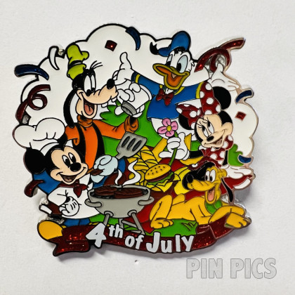 PP158959 - Mickey, Goofy, Donald, Minnie, Pluto - 4th of July ...