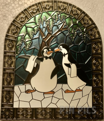 PP159298 - WDI - Penguins - Birds - Stained Glass Mosaic - Mary Poppins ...