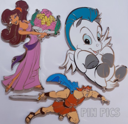 PP159854 - DLP - Hercules, Meg and Pegasus Set - Pin Trading Time - PinPics