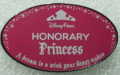 PP162043 - Honorary Princess - Name Tag - PinPics