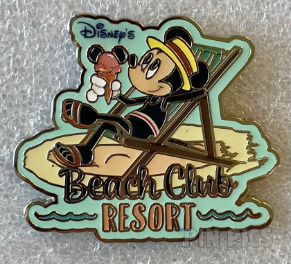 PP162217 - WDW - Mickey - Beach Club Resort - PinPics