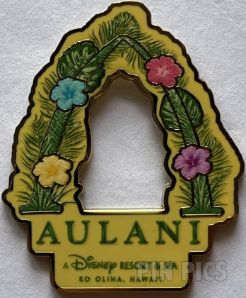 PP162269 - Aulani - Resort Logo - Floral Arch - PinPics