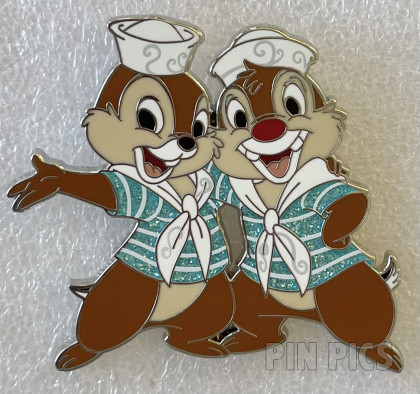 PP162948 - WDI - Chip and Dale - Sailors - DCL 25th Anniversary - PinPics